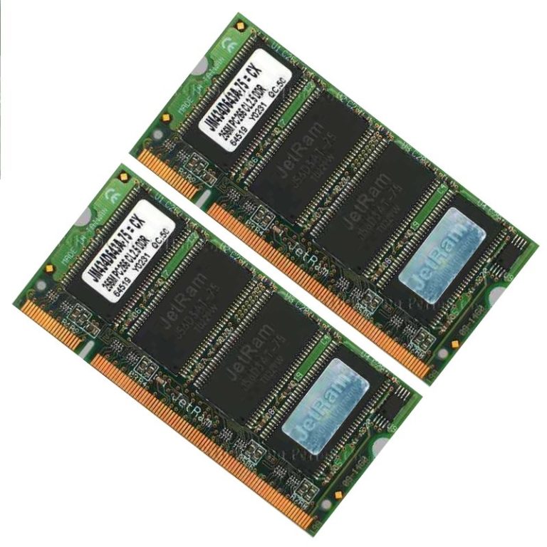 2 x Transcend 256MB DDR DIMM PC333 CL2.5 módulos de memória ...