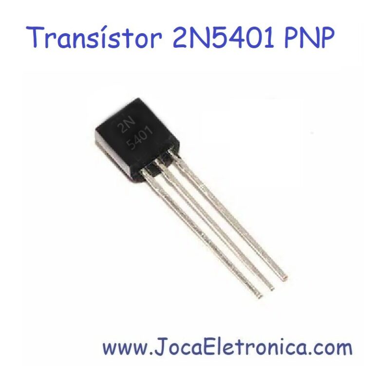 Transístor Bipolar 2N5401 PNP (BJT) - JocaEletronica