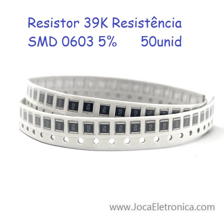Resistor 39K Resistência SMD 0603 5% 50unid